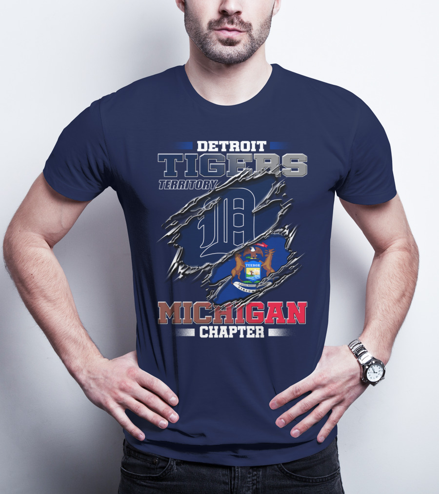 Detroit Tigers Territory Michigan Chapter T-Shirt