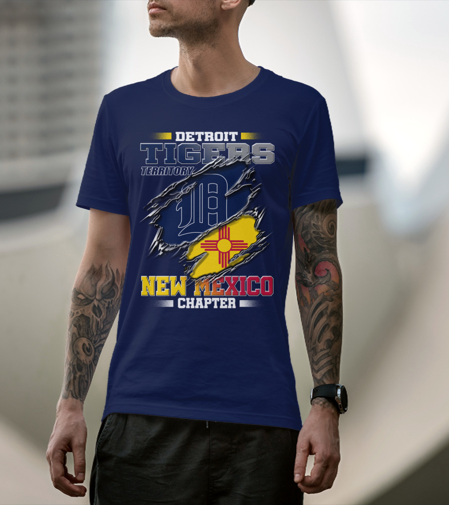 Detroit Tigers Territory New Mexico Chapter T-Shirt