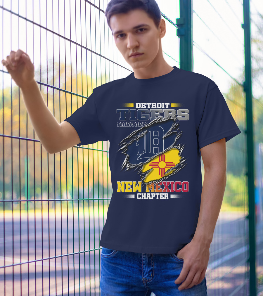 Detroit Tigers Territory New Mexico Chapter T-Shirt