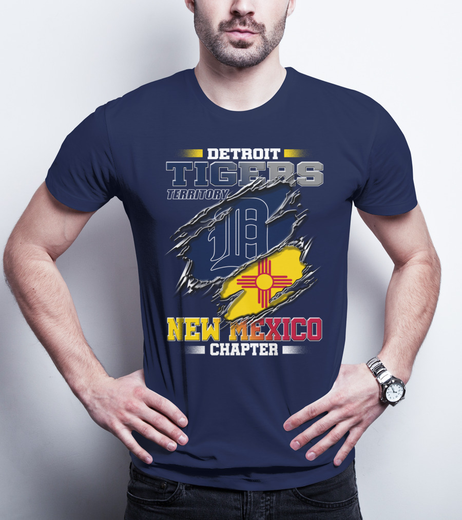 Detroit Tigers Territory New Mexico Chapter T-Shirt