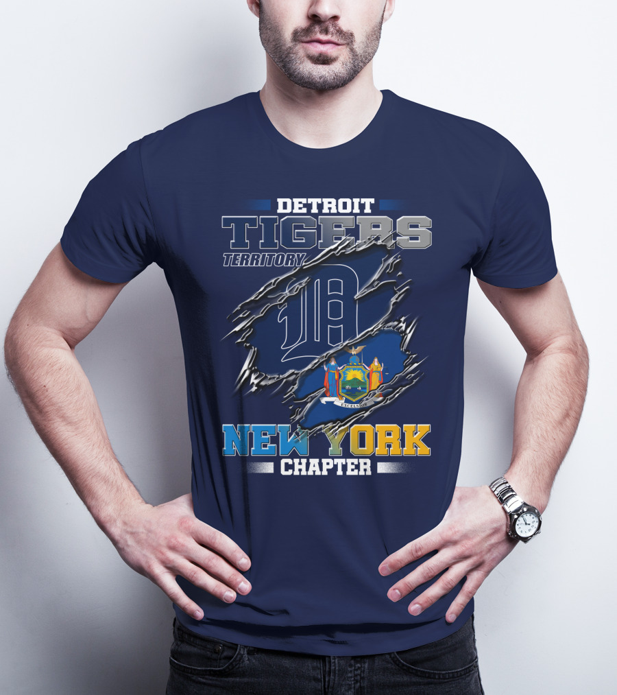 Detroit Tigers Territory New York Chapter T-Shirt