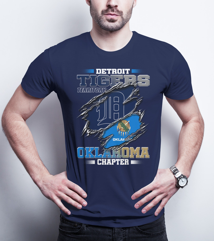 Detroit Tigers Territory Oklahoma Chapter T-Shirt