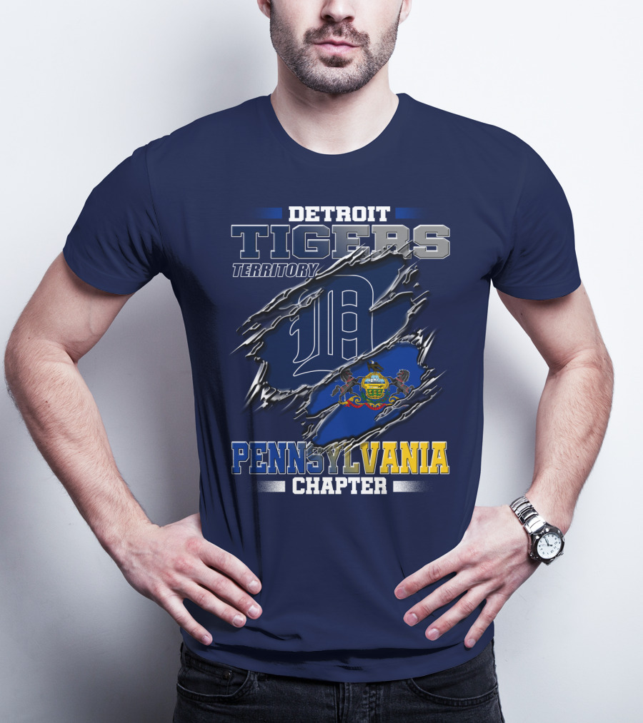 Detroit Tigers Territory Pennsylvania Chapter T-Shirt