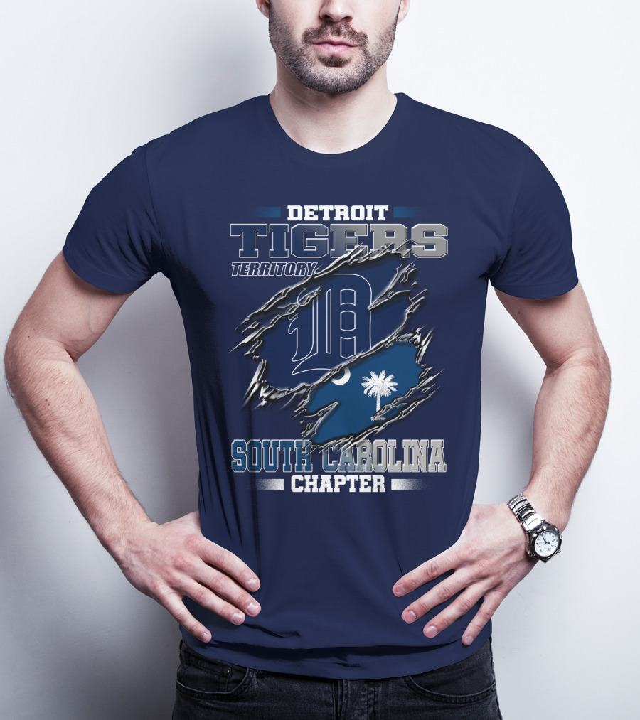 Detroit Tigers Territory South Carolina Chapter T-Shirt
