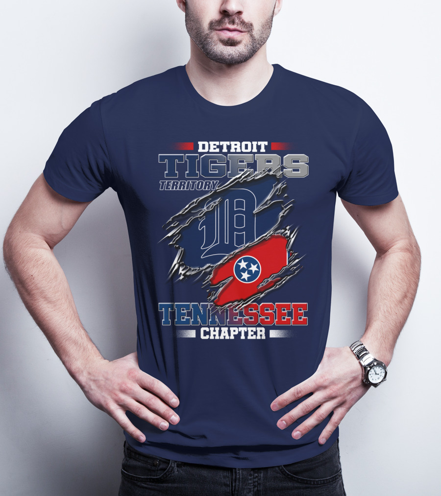 Detroit Tigers Territory Tennessee Chapter T-Shirt