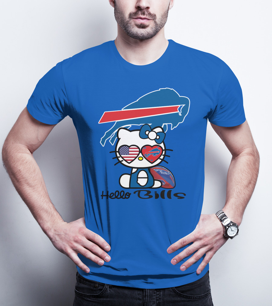 Hello Bills Buffalo Bills Football Hello Kitty T-Shirt