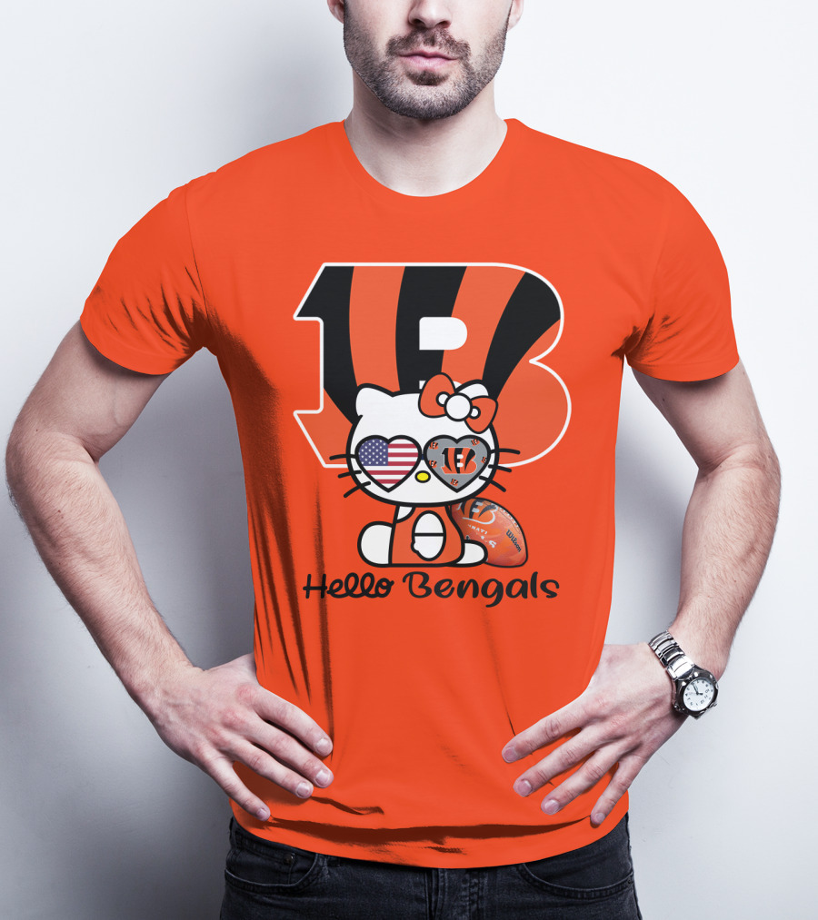 Hello Bengals Cincinnati Nfl Team T-Shirt