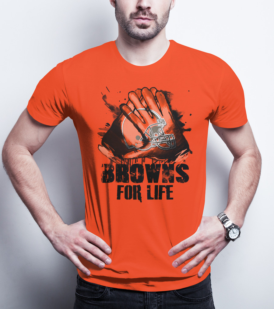 Browns For Life Cleveland Browns T-Shirt