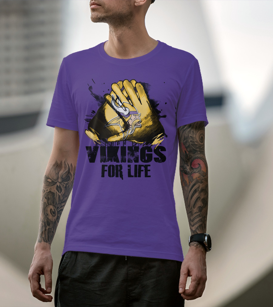 Vikings For Life Minnesota Vikings T-Shirt