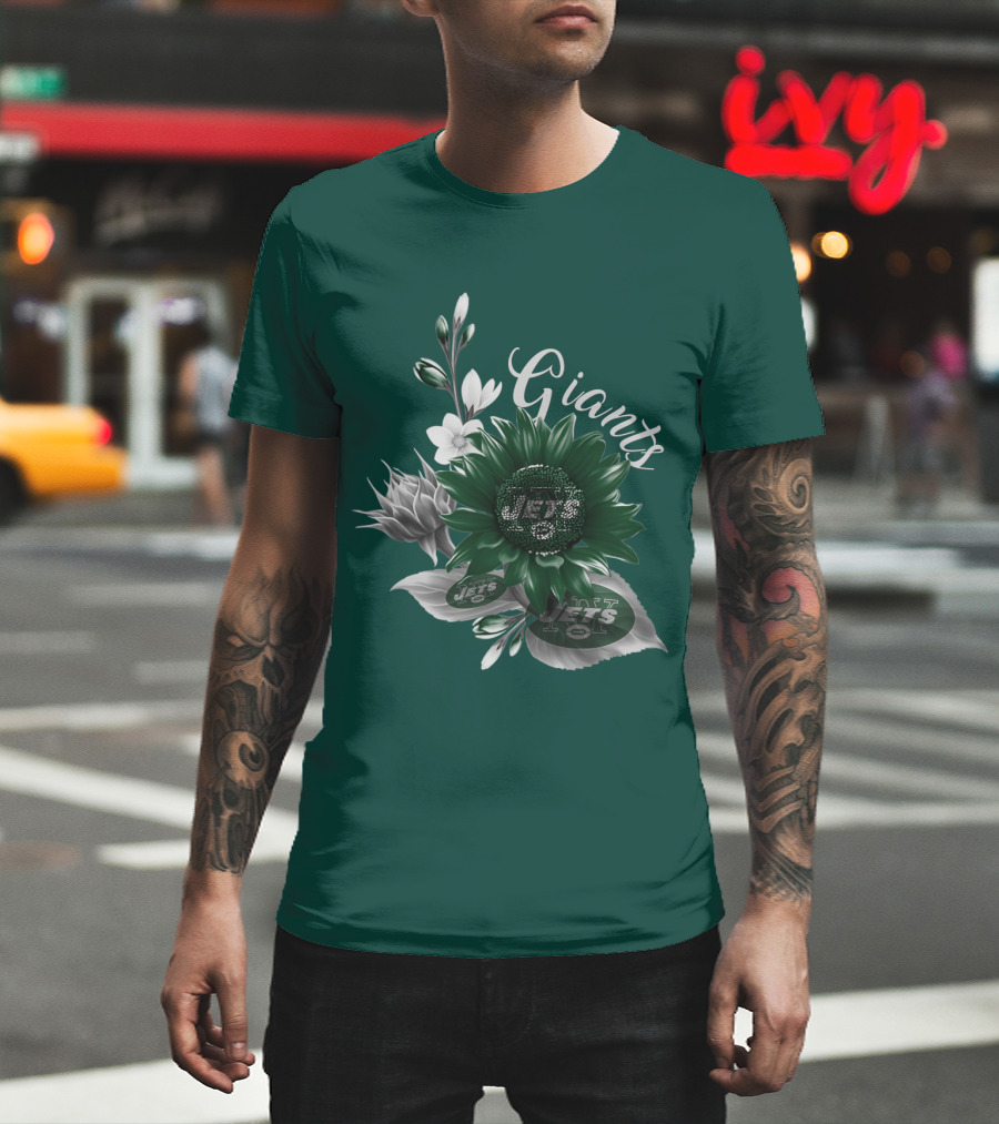 Giants Jets Floral T-Shirt