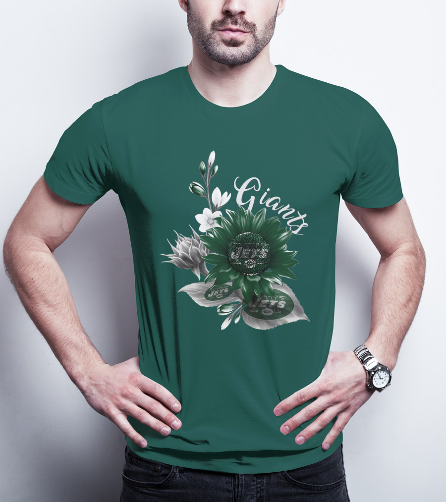 Giants Jets Floral T-Shirt