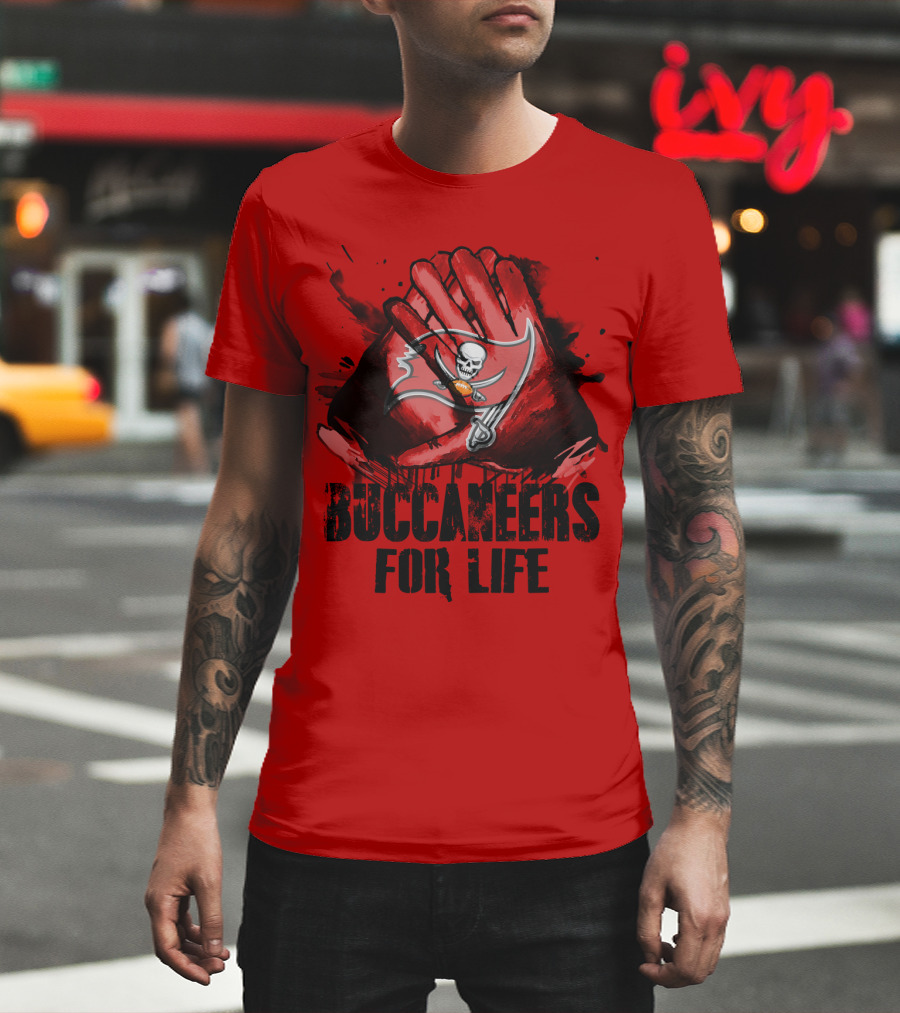 Buccaneers For Life Tampa Bay Buccaneers T-Shirt