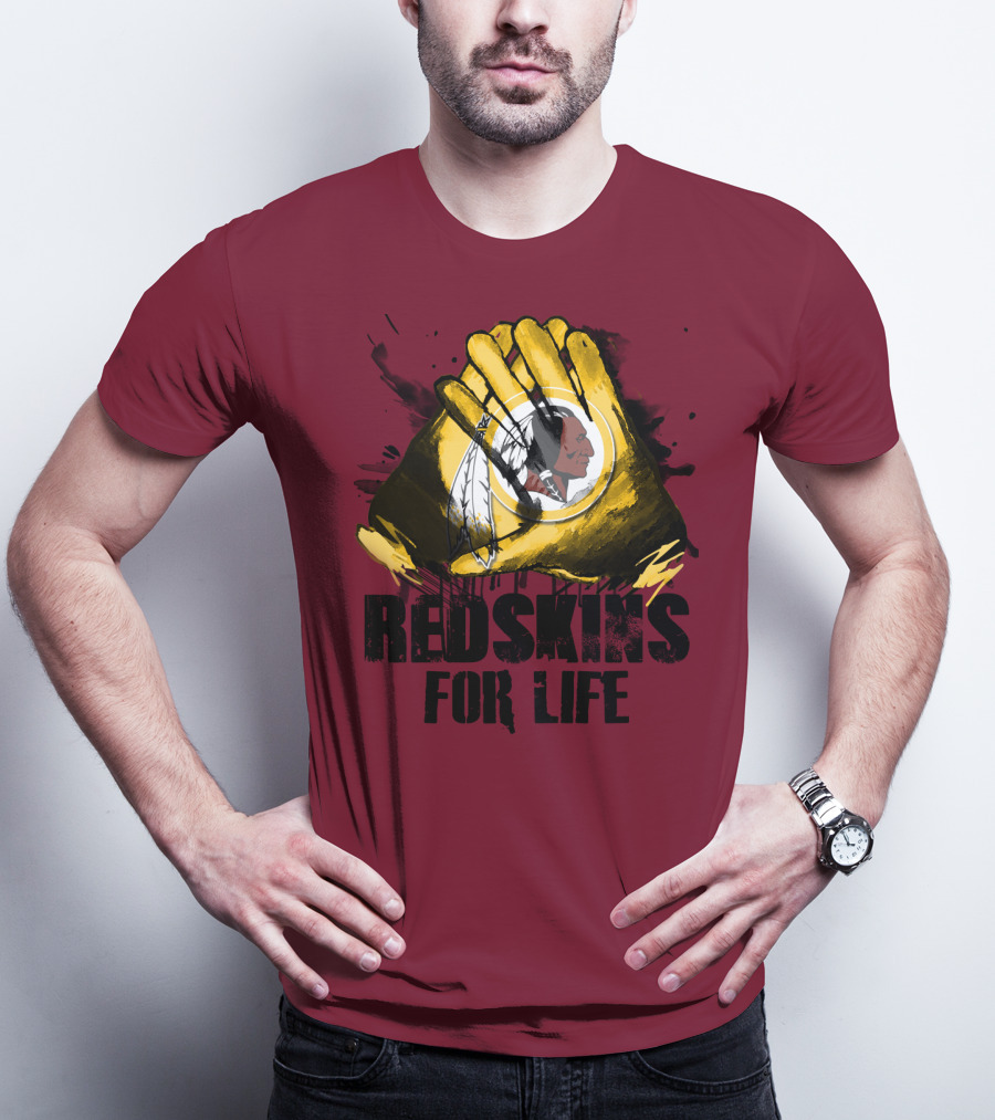 Redskins For Life T-Shirt