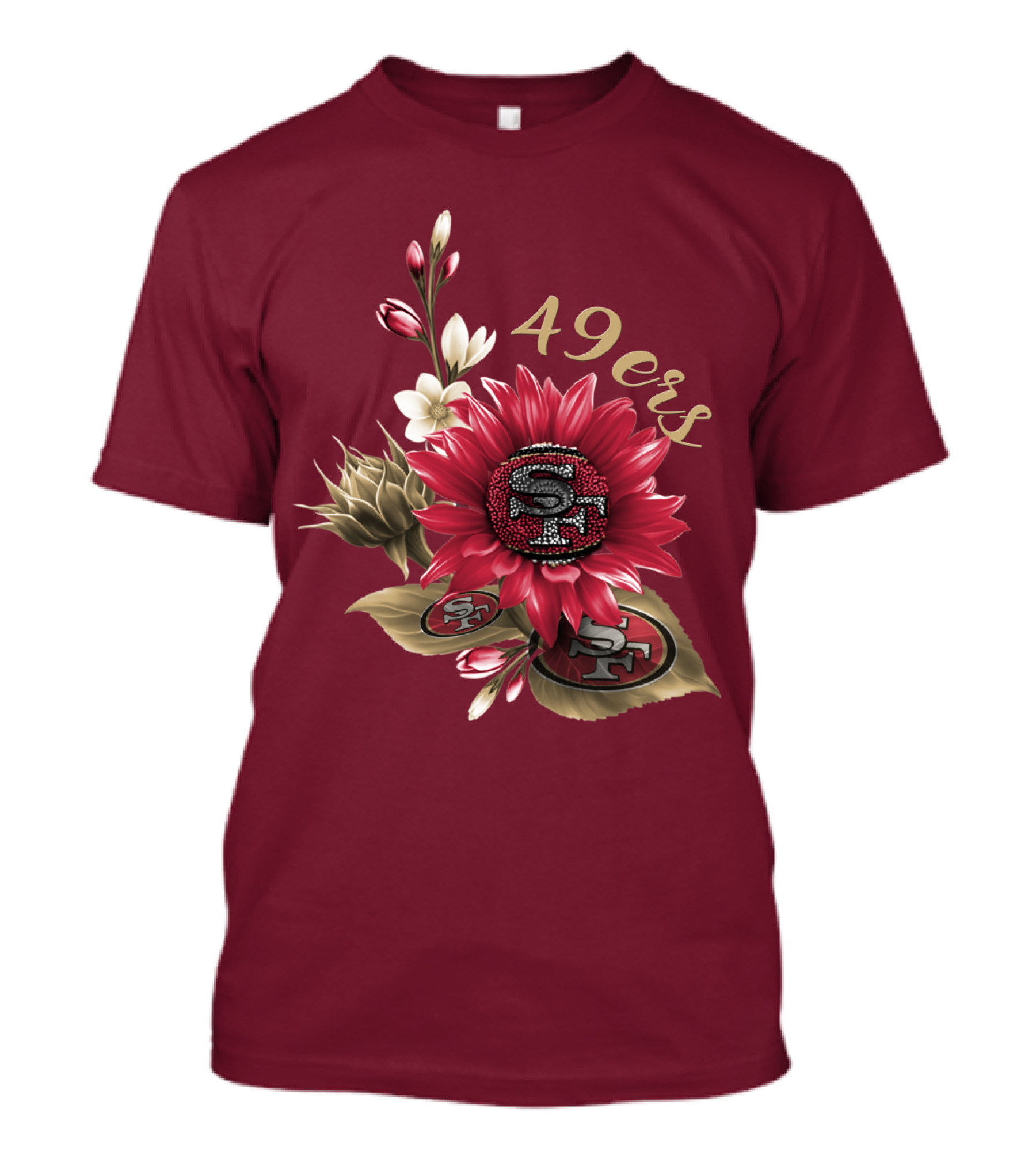 San Francisco 49ers Floral T-Shirt