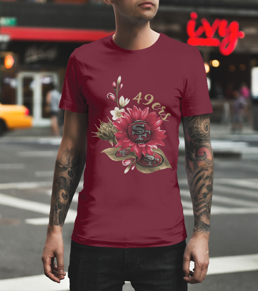 San Francisco 49ers Floral T-Shirt