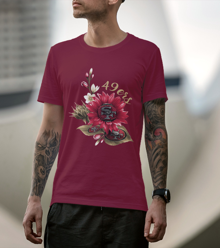 San Francisco 49ers Floral T-Shirt