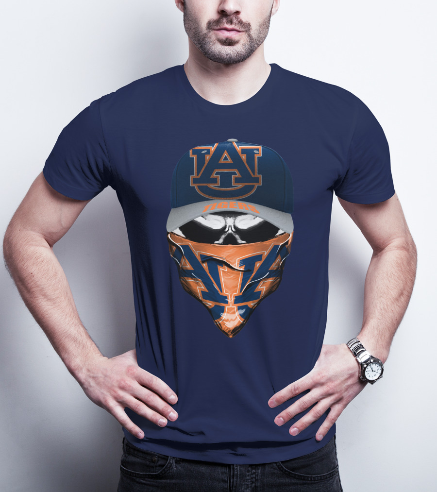 Auburn Tigers Au Logo Hat And Bandana Combo T-Shirt