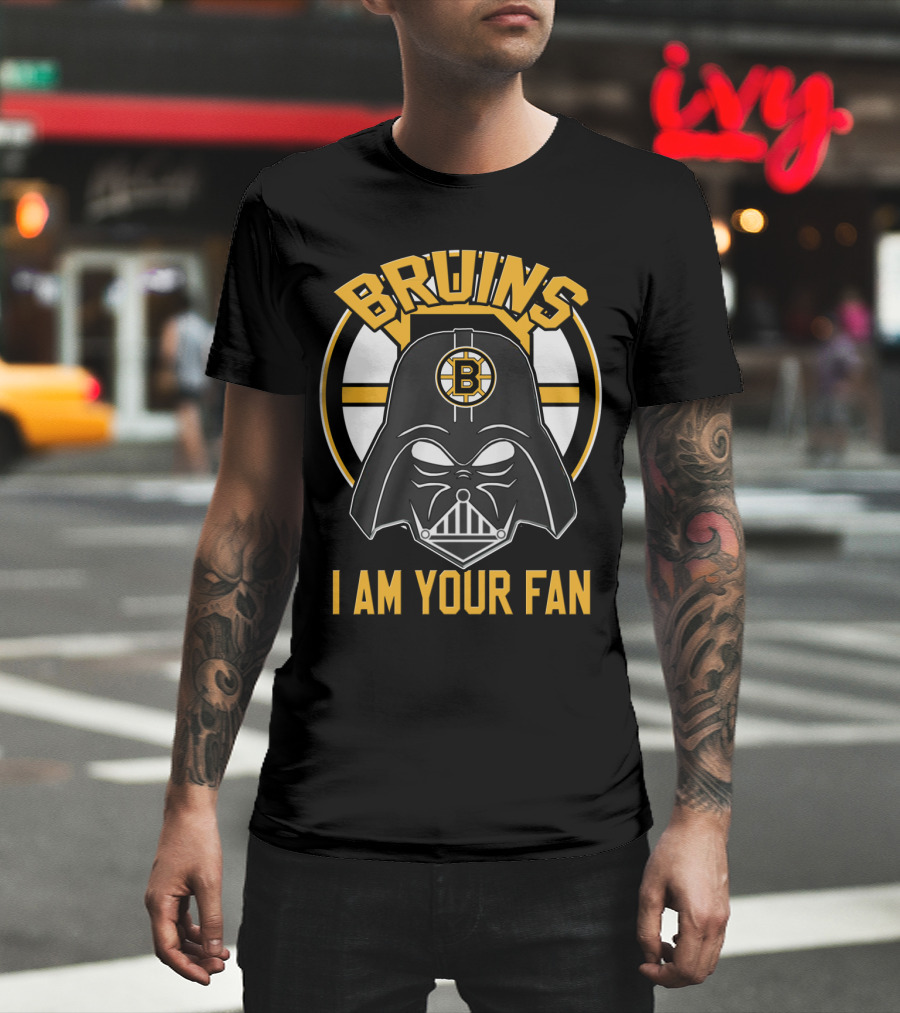 Bruins I Am Your Fan Darth Vader Boston Bruins T-Shirt