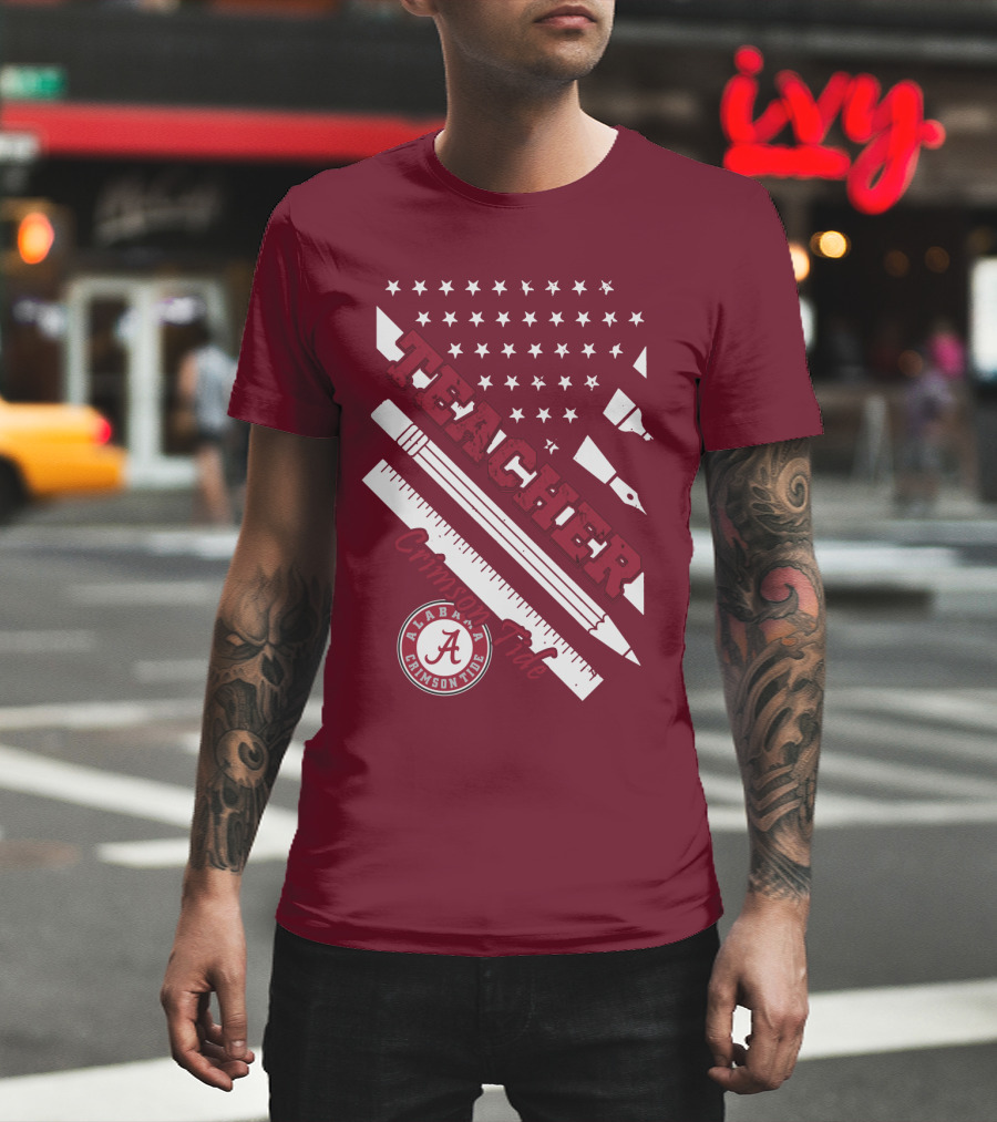 Alabama Crimson Tide Teacher T-Shirt