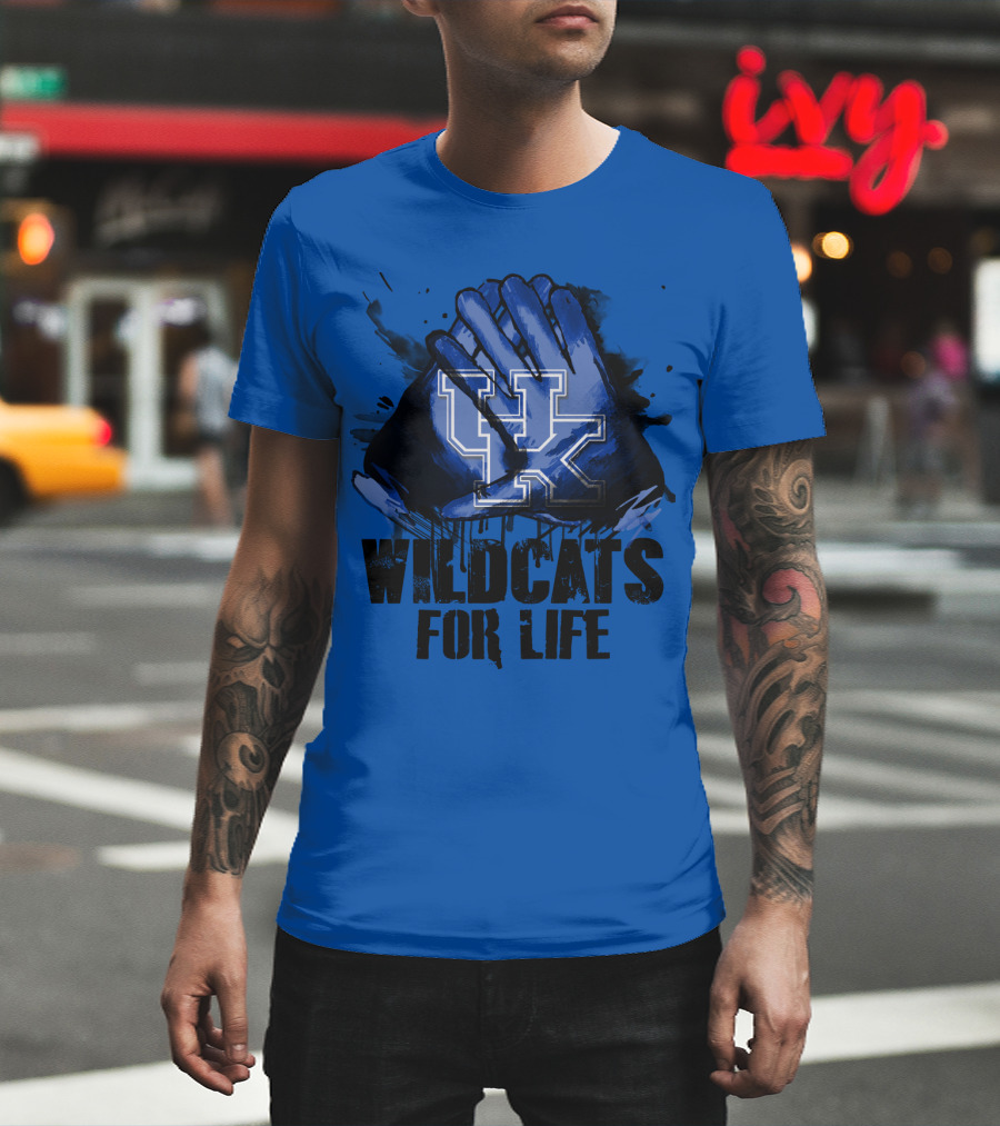 Kentucky Wildcats For Life Uk T-Shirt