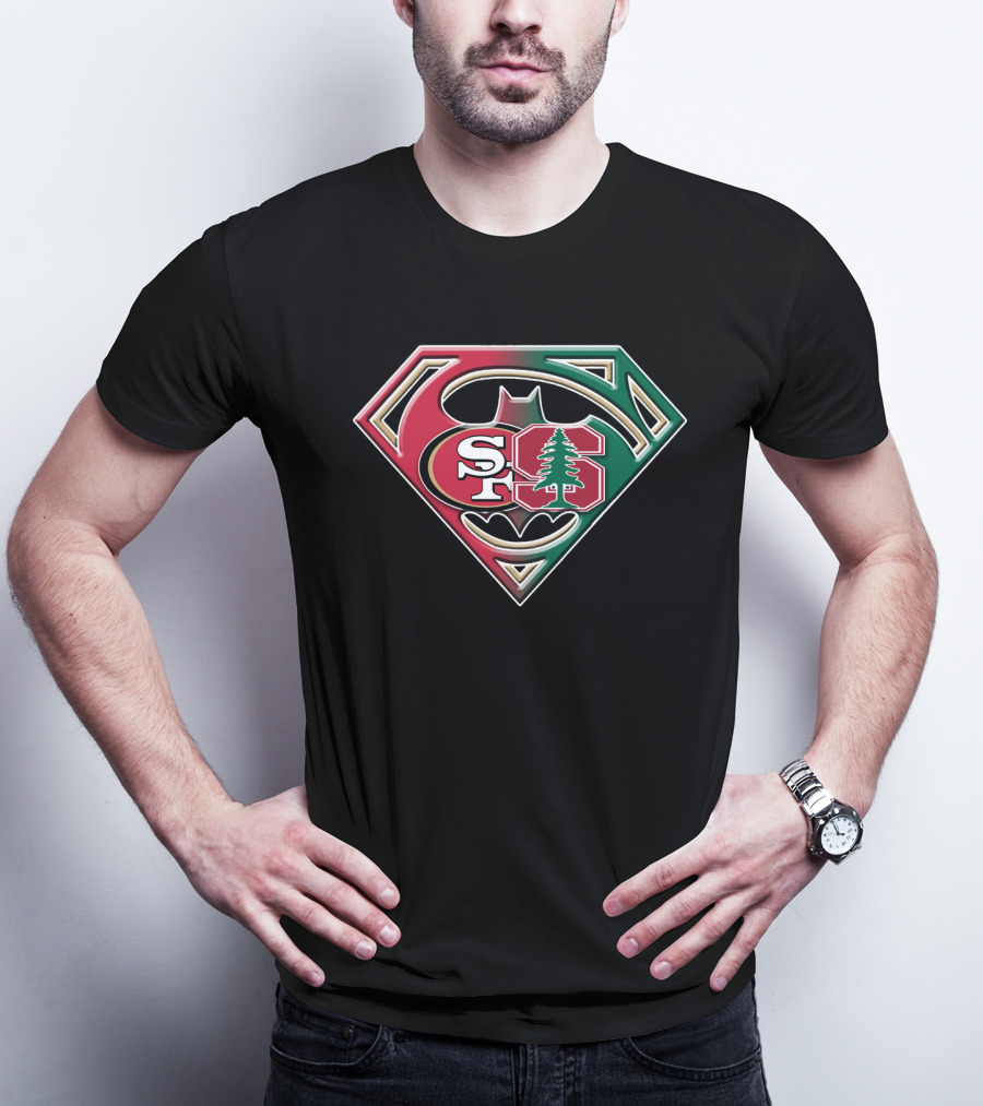 San Francisco 49ers Stanford Tree Logo Superhero Shield T-Shirt