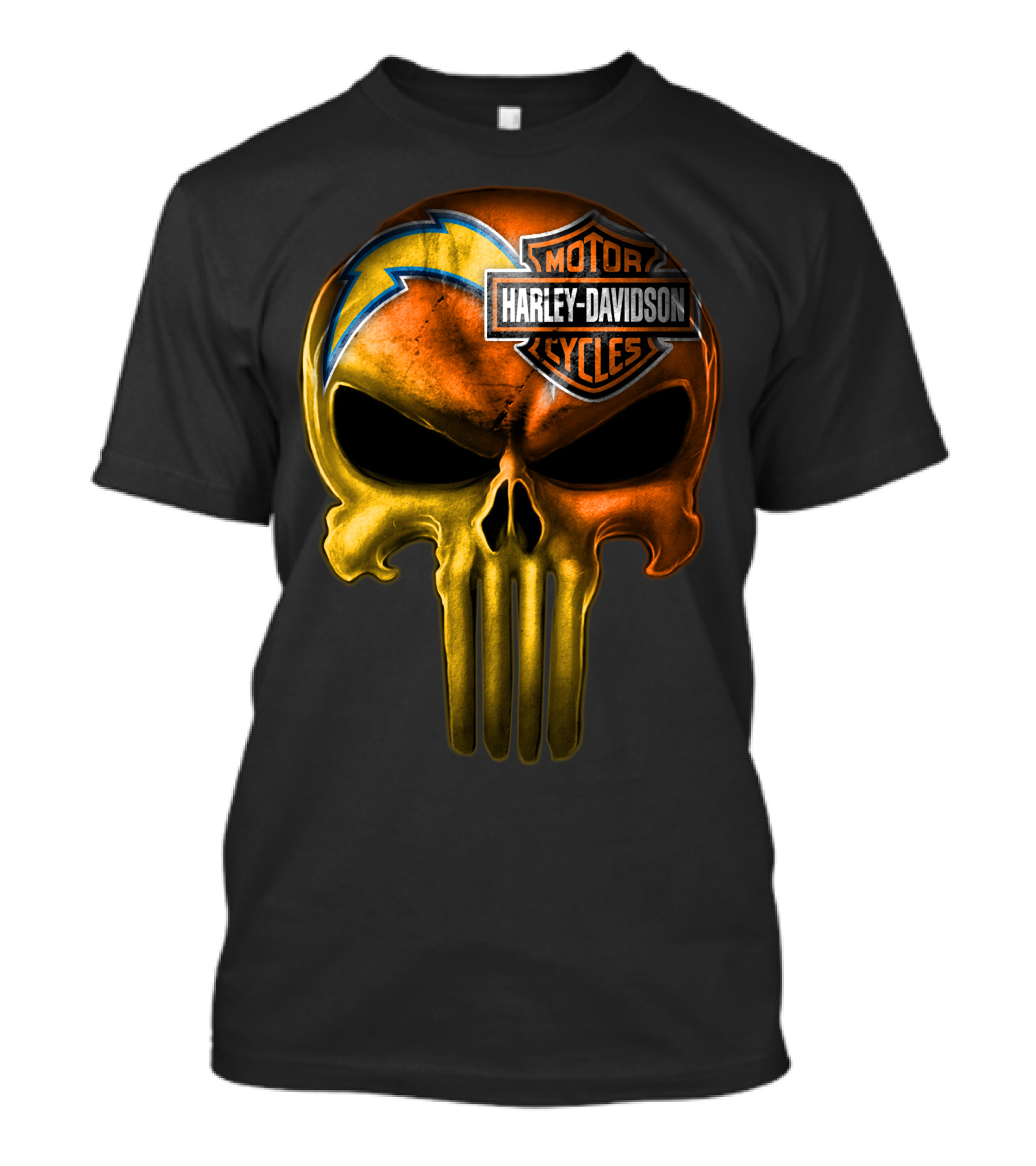 Harley Davidson Punisher Skull Chargers T-Shirt