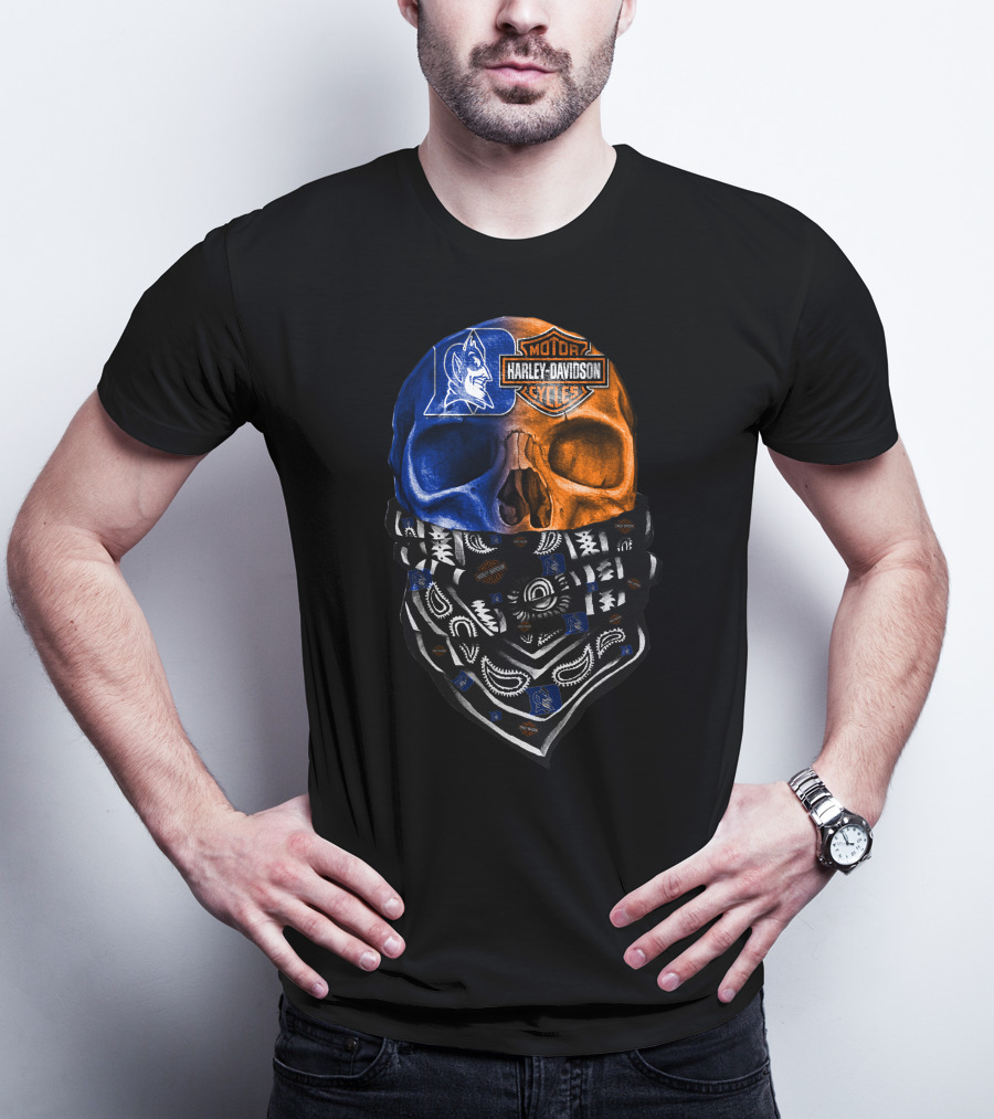 Harley Davidson Duke Skull Bandana T-Shirt