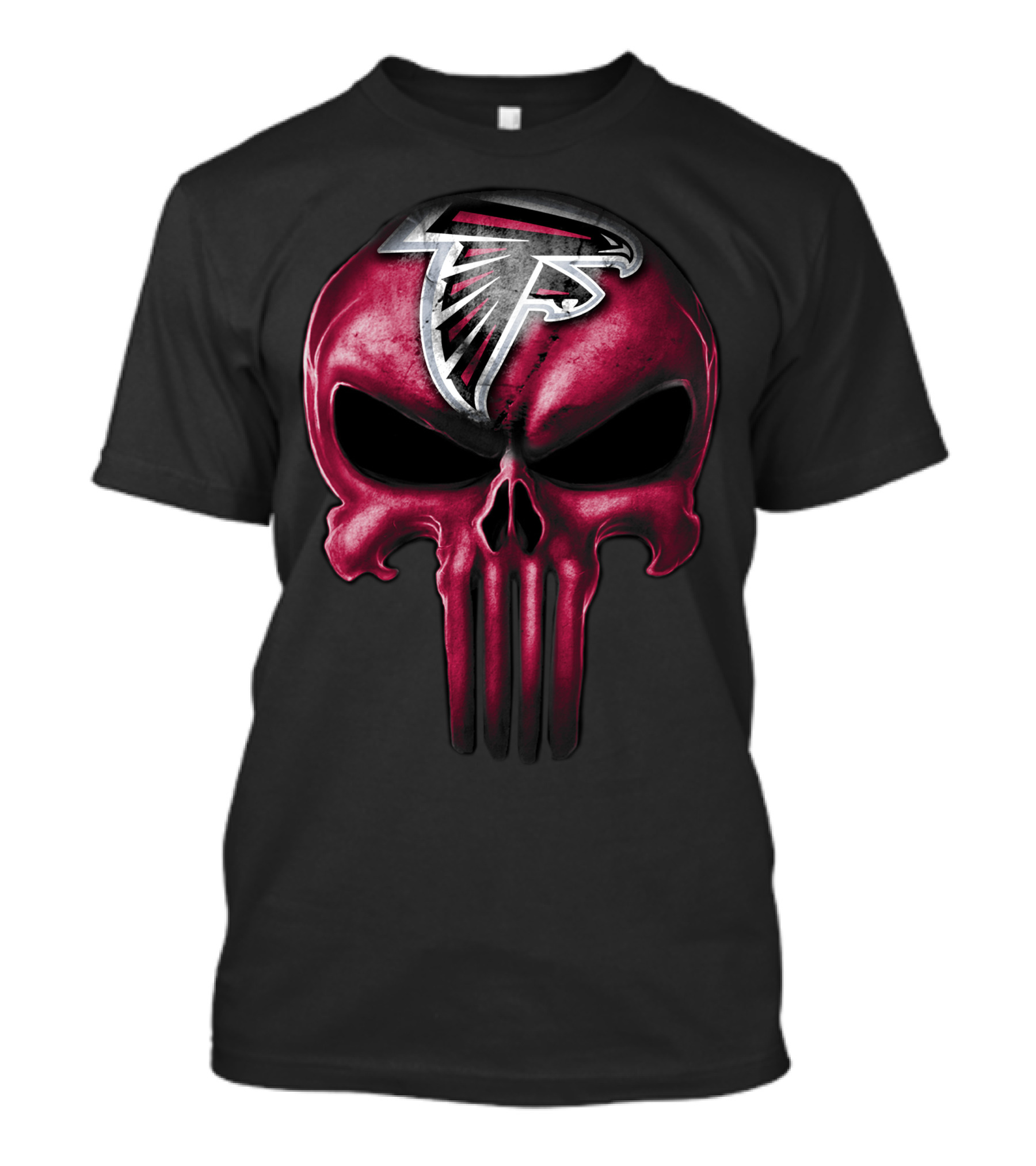 Skull Atlanta Falcons Logo Nfl T-Shirt