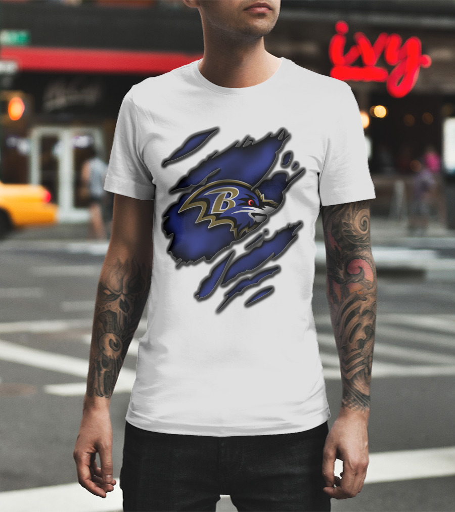Baltimore Ravens Torn Claw T-Shirt