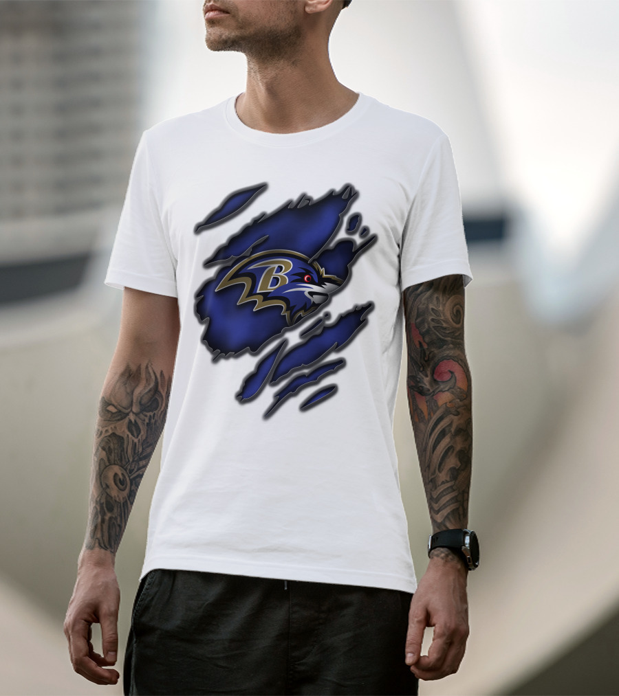 Baltimore Ravens Torn Claw T-Shirt