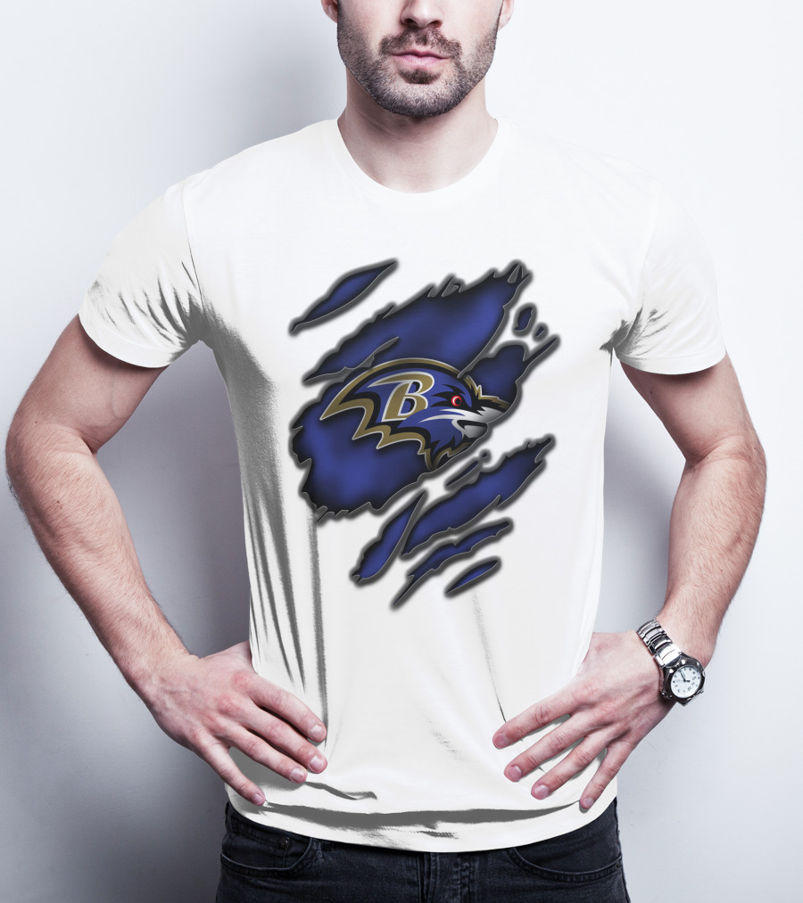 Baltimore Ravens Torn Claw T-Shirt