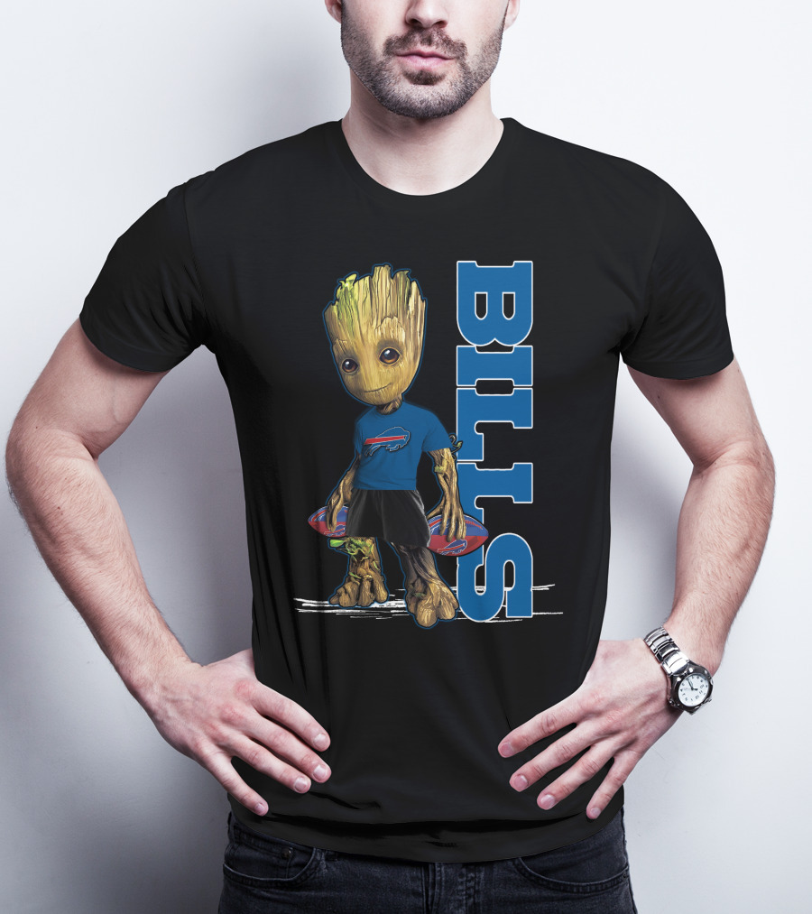 Groot Buffalo Bills NFL Guardians Of The Galaxy T-Shirt