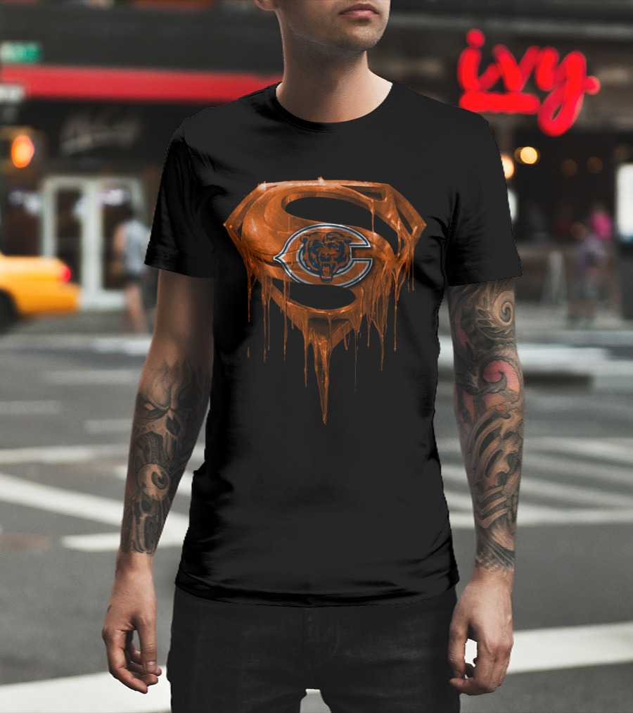 Chicago Bears Superhero Crossover T-Shirt