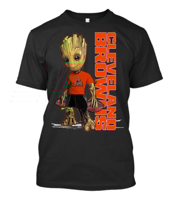 Groot Cleveland Browns NFL Team Spirit T-Shirt