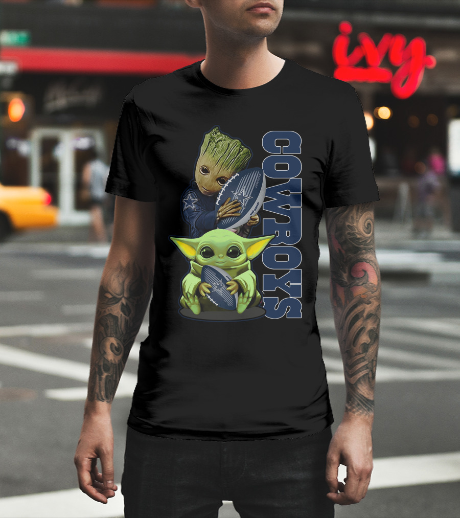 Cowboys Grzd Dallas Cowboys Football Featuring Popular Characters T-Shirt