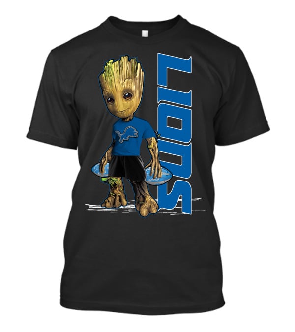 Groot Detroit Lions NFL Fan T-Shirt