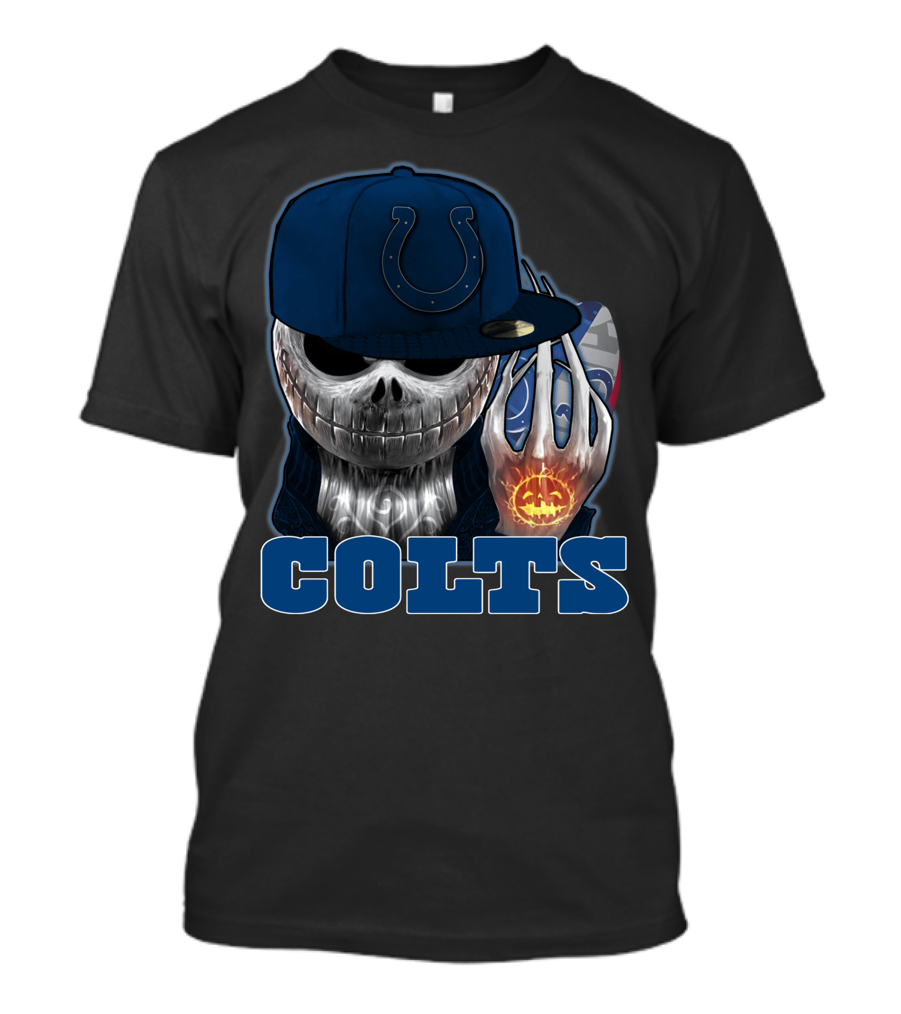 Jackskull Halloween Indianapolis Colts Spirit T-Shirt