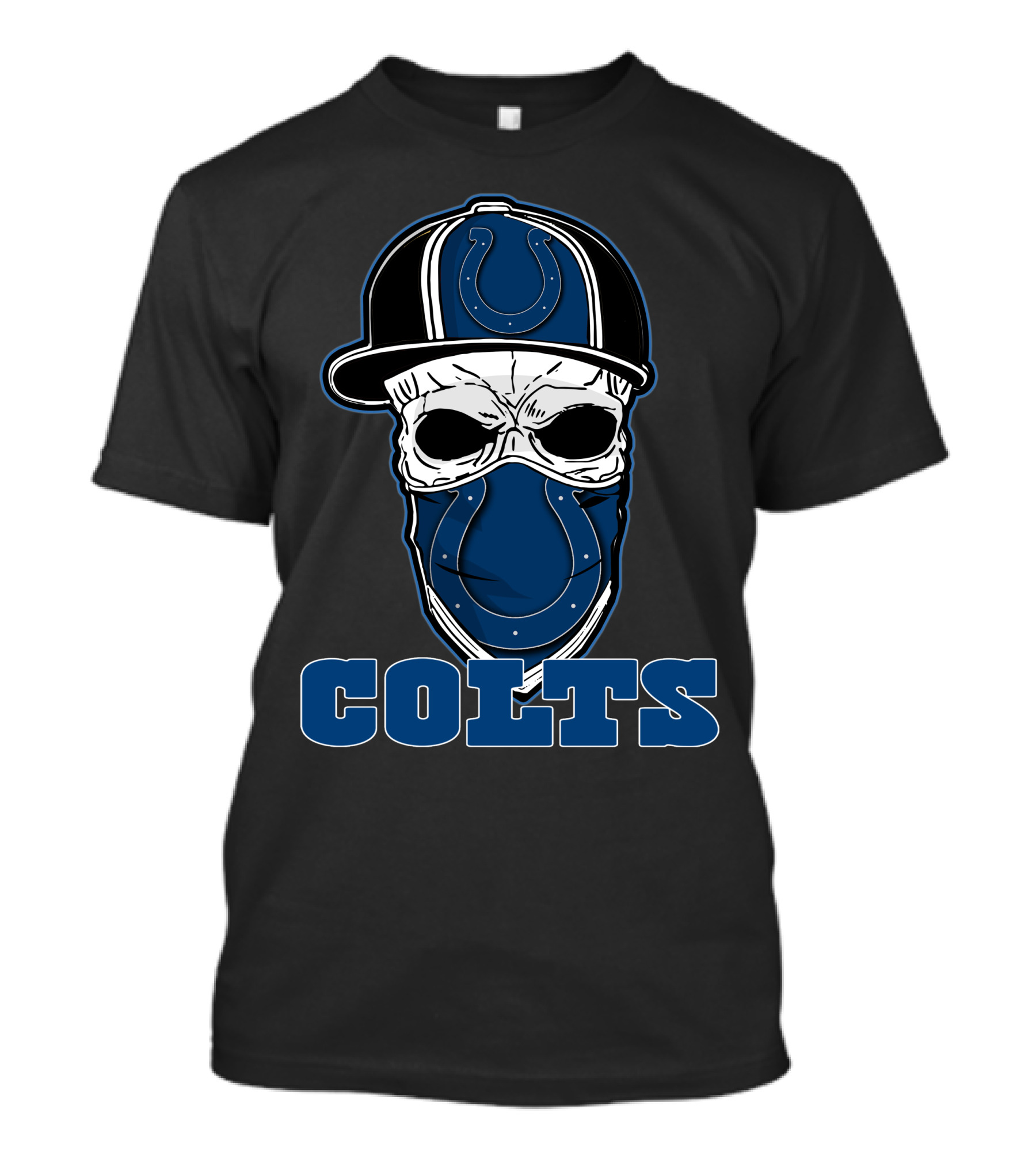 Colts Skull Hat With Indianapolis Colts T-Shirt