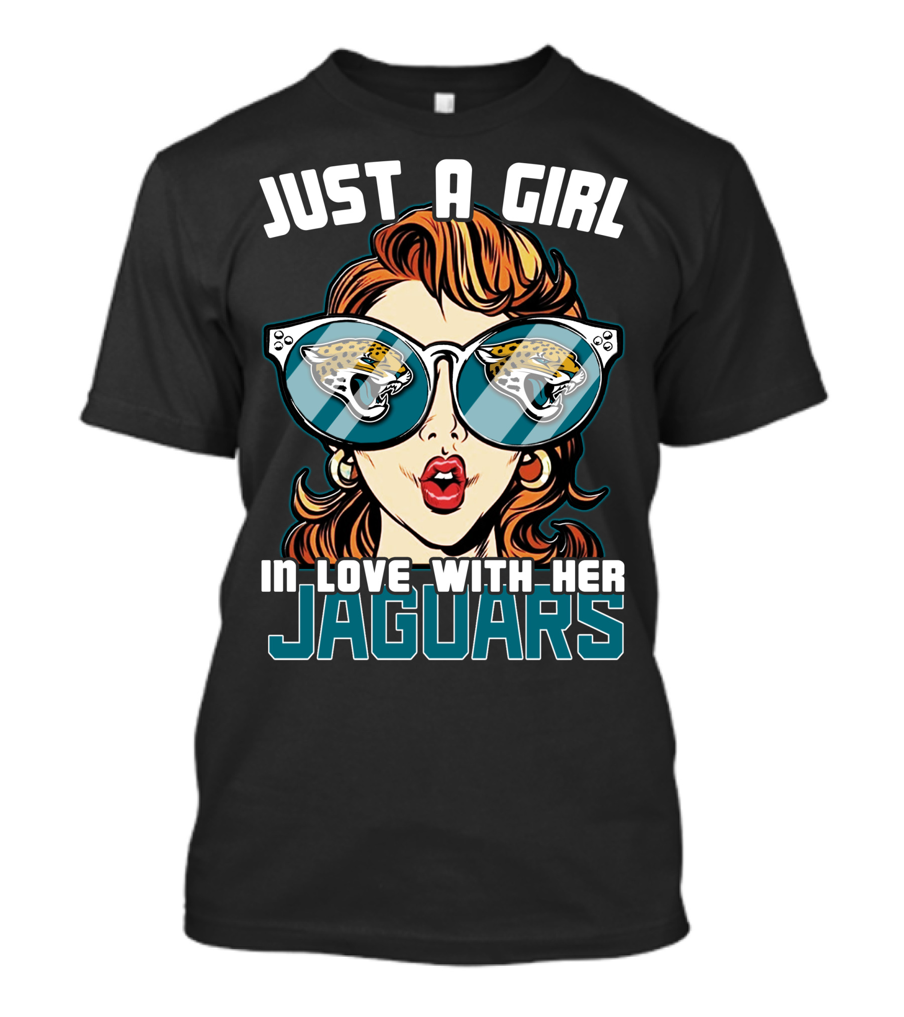 Just A Girl In Love With Her Jacksonville Jaguars T-Shirt
