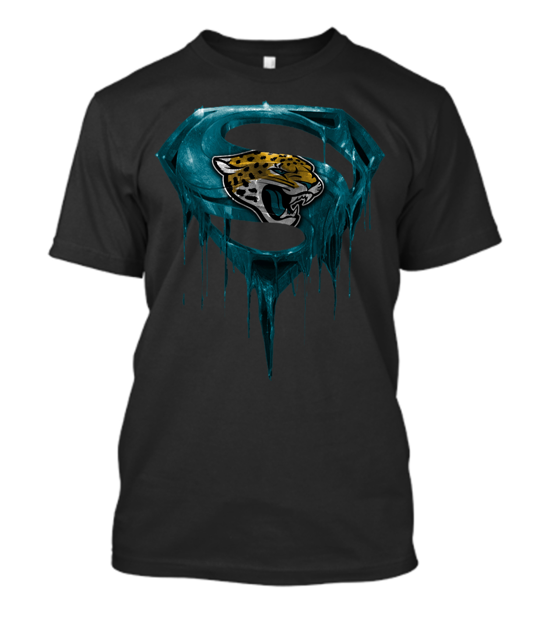 Jacksonville Jaguars Dripping Superman T-Shirt