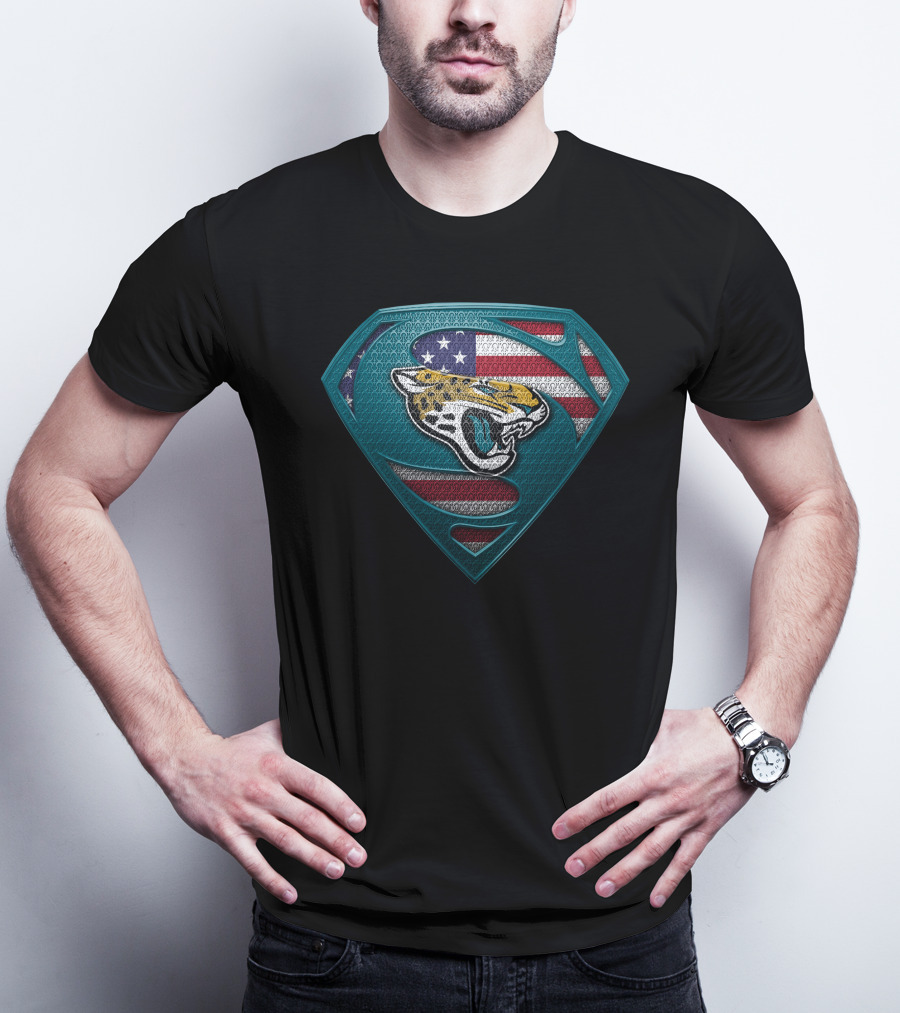 Jacksonville Jaguars American Flag Super T-Shirt