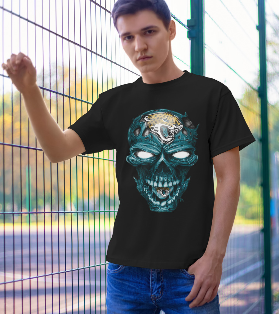 Skull Jacksonville Jaguars T-Shirt