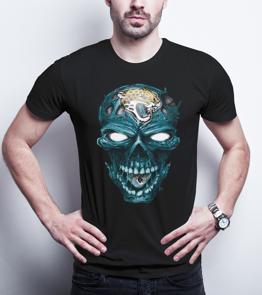 Skull Jacksonville Jaguars T-Shirt