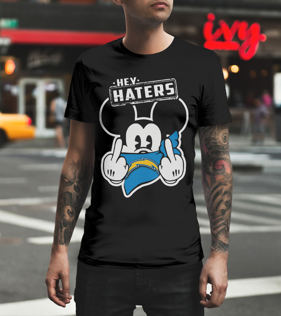 Hey Haters Mick Los Angeles Chargers T-Shirt