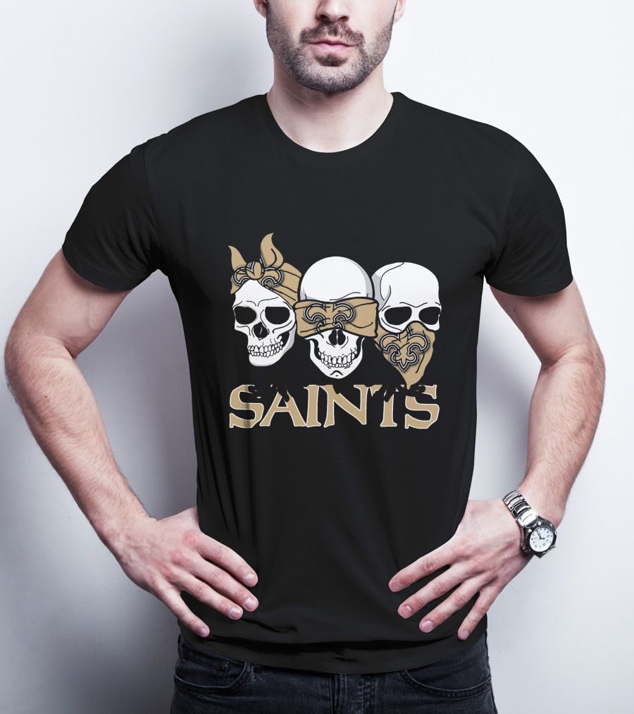 Saints Three Skull New Orleans T-Shirt