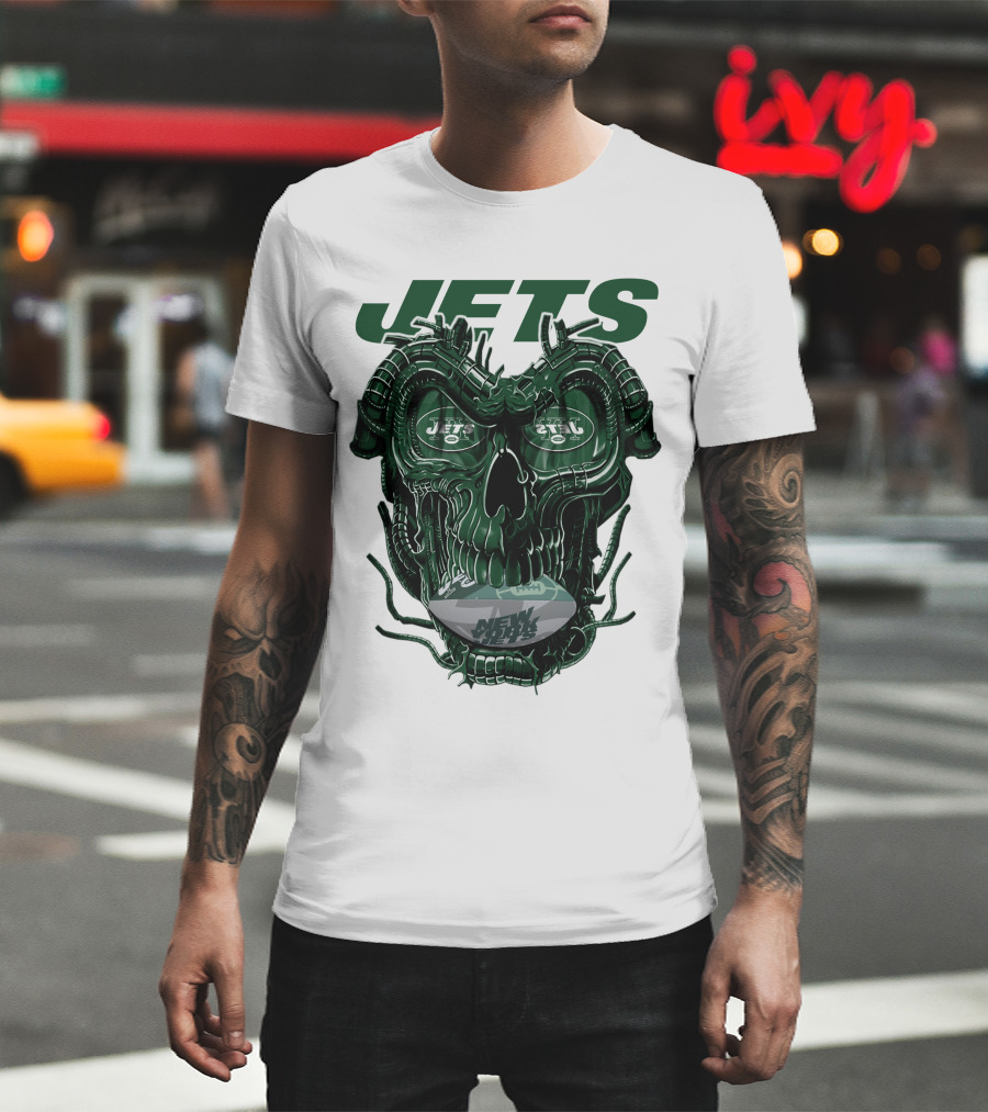 Jets Dragonskull New York Football T-Shirt