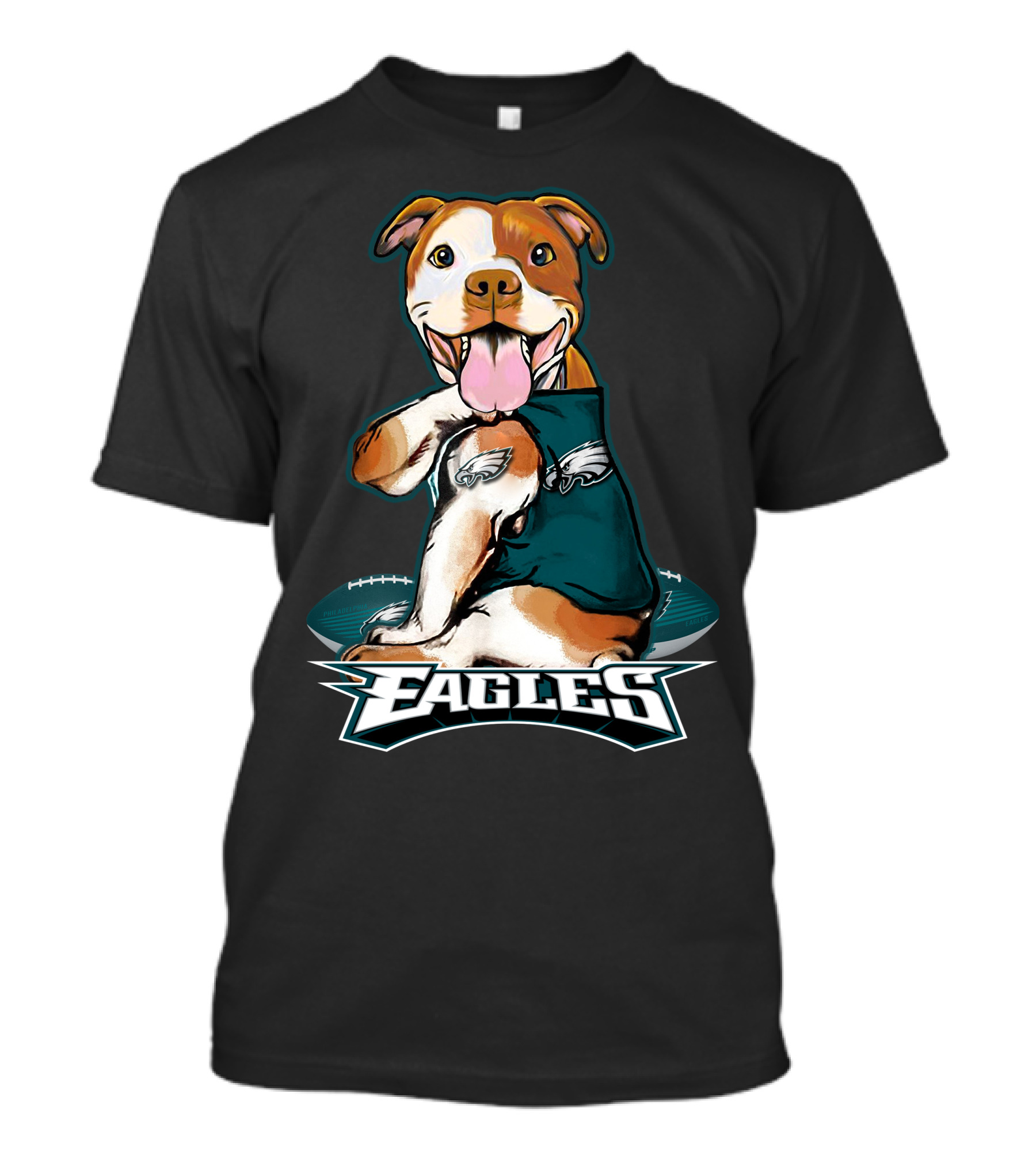 Pittbull Eagles Football Philadelphia T-Shirt
