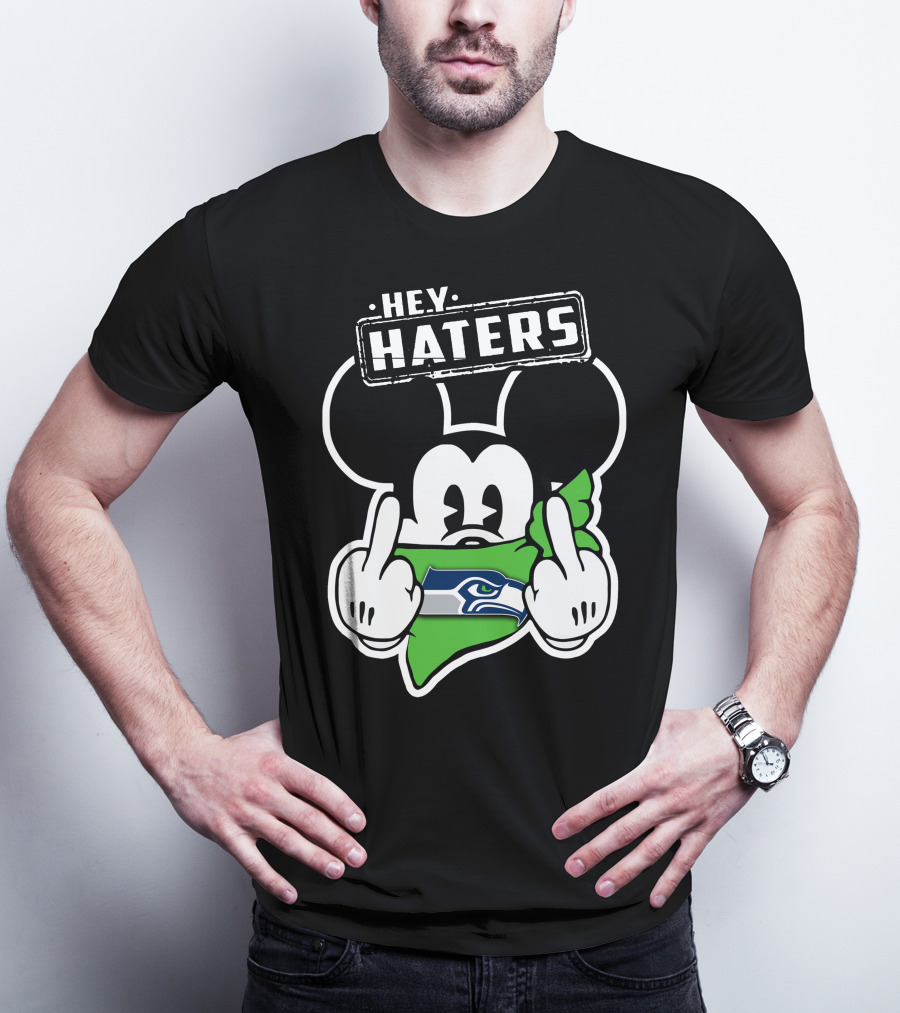 HEY HATERS Mick V2 Seattle Seahawks T-Shirt