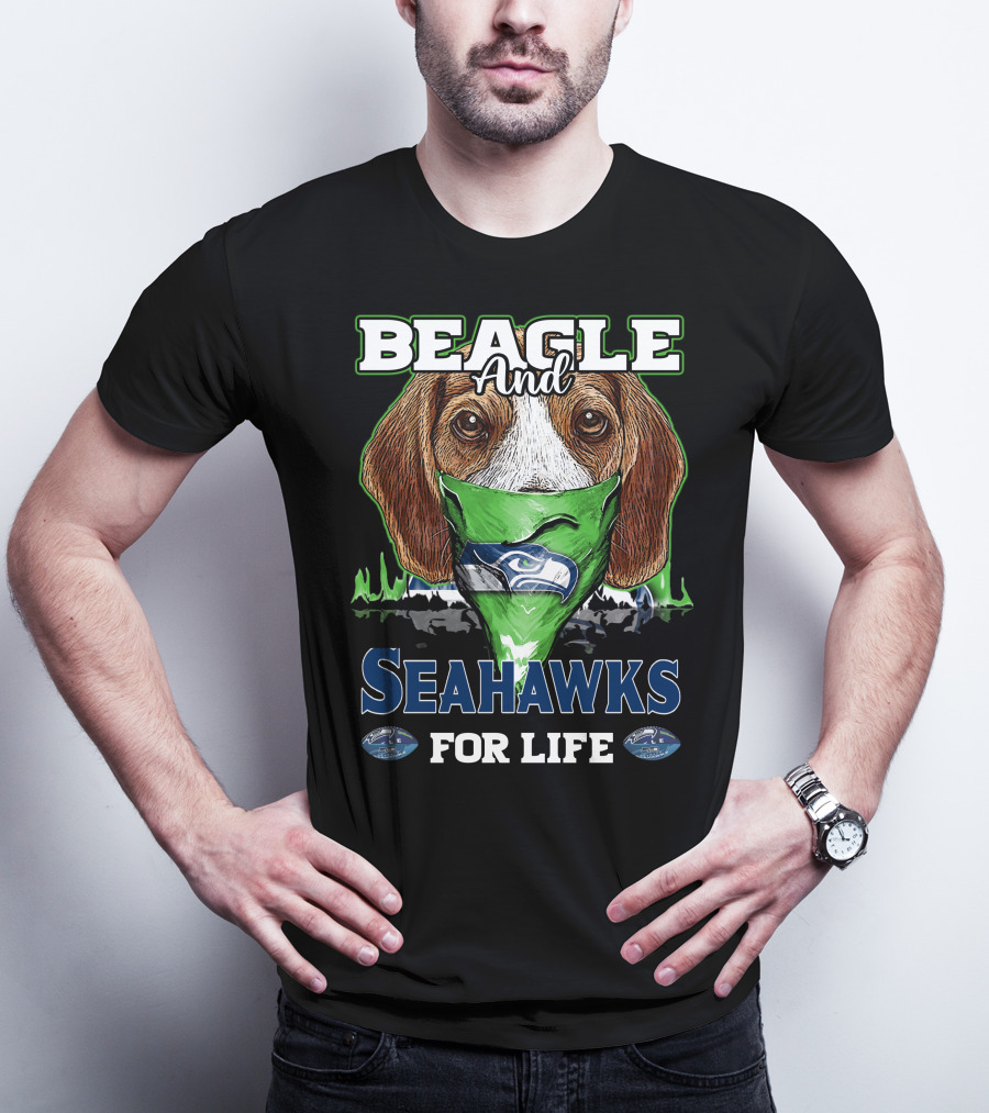 Beagle And Seahawks For Life T-Shirt