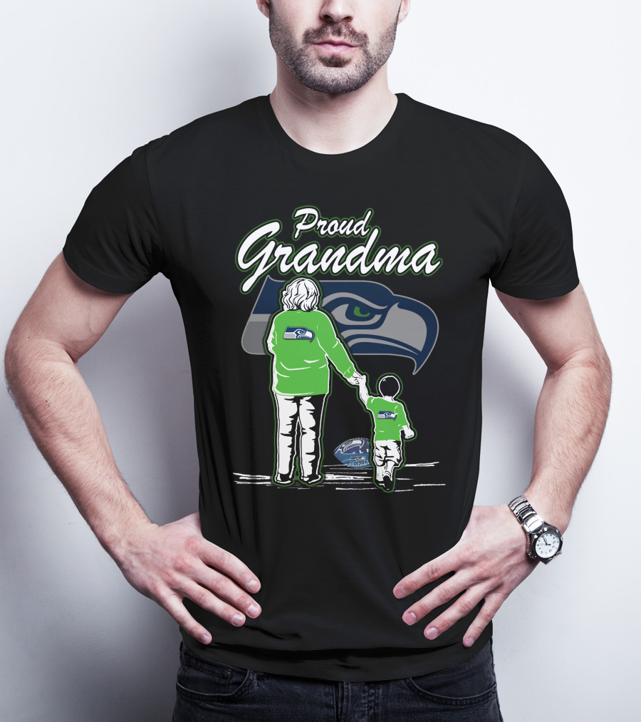 Proud Grandma Seattle Seahawks T-Shirt